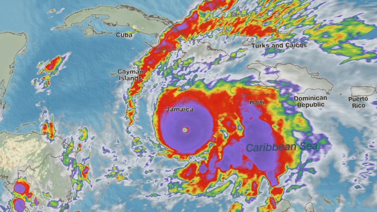 Huracán Melissa amenaza la zona norte de Jamaica, donde vive el 80 % de ...