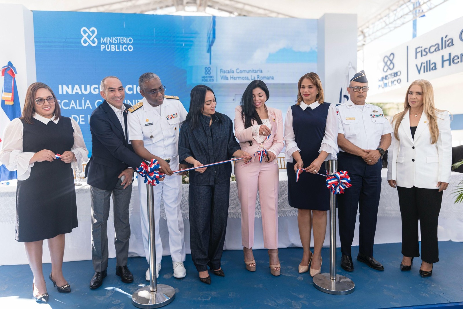 Yeni Berenice inaugura Fiscalía en Villa Hermosa; llama a fortalecer la ...