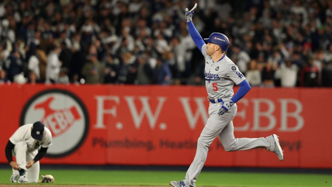 Freeman decide con jonrón y Dodgers completan barrida ante Rays